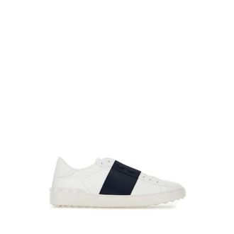 Valentino Garavani Homme, Chaussures, Blanc, Taille: 45 EU Calfskin Open Baskets