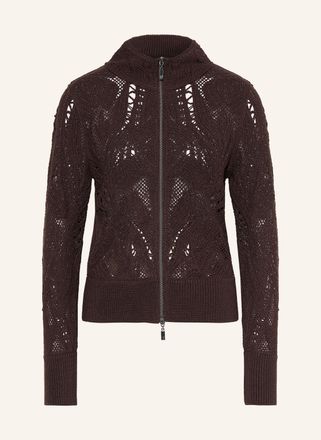 Monari Monari Strickjacke Mit Pailletten braun