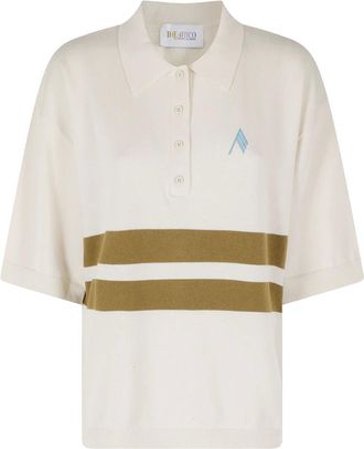 The Attico Femme, Tops, Beige, Taille: 38 FR Polo Oversize