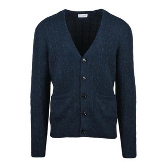 Ballantyne Strickjacke mit Kn&ouml;pfen - - Knitwear - Herren - Blau - L