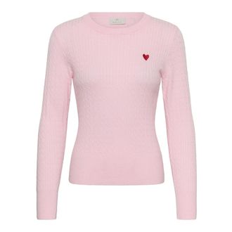 Kaffe Strickware - - Knitwear - Damen - Rosa - 2XL