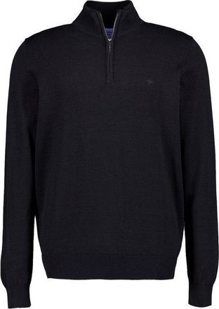 Fynch-Hatton Fynch-Hatton Herren Pullover schwarz Baumwolle unifarben