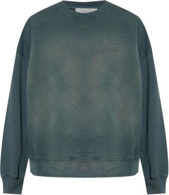 Golden Goose Homme, Sweatshirts et sweats &agrave; capuche, Bleu, Taille: L Martin SweaT-shirt