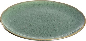 Leonardo Leonardo - Matera - Essteller, Speiseteller, Teller - Keramik - Farbe: Gr&uuml;n - Ma&szlig;e (&Oslash;xH): 27 x 2 cm