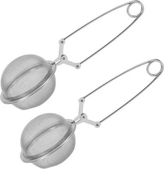 Westmark 2 praktische Klappsiebe/Teesiebe - Ideal zur Zubereitung von losem Tee, hochwertiger, rostfreier Edelstahl für eine entspannte Teatime, ø 6,5 cm, Läng