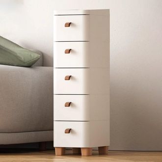 Generic Nachttisch Mit Schubladen, Wei&szlig;Er Nachttisch Mit Zweifarbigen Holzbrettern Und Schubladenverschl&uuml;Ssen for Snacks Und Dinge des T&auml;Glichen Bedarfs