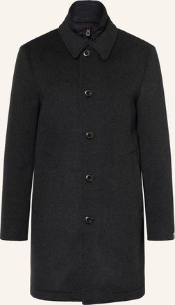 Peuterey Peuterey Wollmantel Fionnghal Wop 01 Mit Herausnehmbarer Blende grau