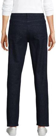 Lands End Slim Fit Jeans High Waist, Damen, Größe:38 regular, Blau, Baumwolle/Baumwoll-Mischung, by Lands End