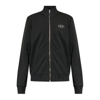 Diesel Herren, Sweatshirts & Hoodies, Schwarzk, LGröße