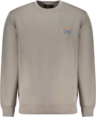 Lee Homme, Sweatshirts et sweats &agrave; capuche, Gris, Taille: 2XL Pull Homme en Coton Gris