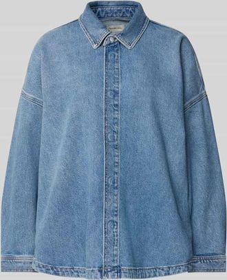 Calvin Klein Jeans Jeansbluse mit Hemdblusenkragen