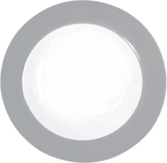 Kahla 576400A72493C Pronto Colore Brunch-Teller 23 cm cool gray|grauer Teller aus Porzellan