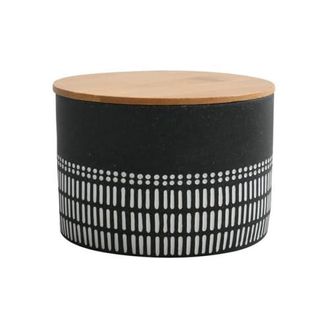 Spirella Aufbewahrungsbox Yuma dunkelgrau und weiß