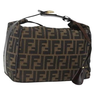 Fendi Pre-owned Canvas Schultertasche - - Pre-owned - Damen - Braun - ONE SIZE