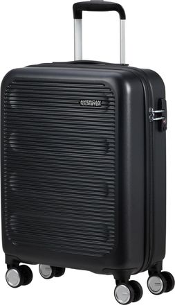 American Tourister Astrobeam - Spinner S, Handgepäck, 55 cm, 36 L, Schwarz (Storm Black)