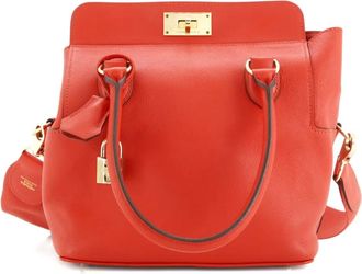 Hermès Toolbox Bag Evercolor 20 satchel - Rot