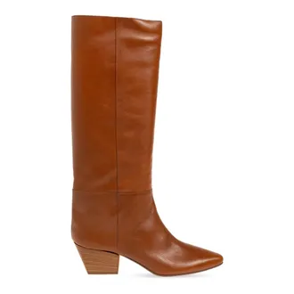Forte_Forte Femme, Chaussures, Brun, Taille: 37 EU Bottes &agrave; talon en cuir