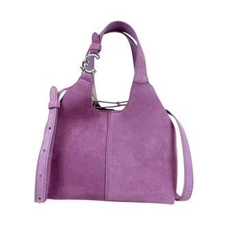 Coccinelle Femme, Sacs, Violet, Taille: ONE Size C-Easy Suede Handbag