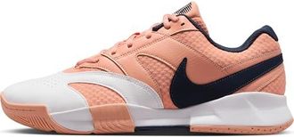 Nike NikeCourt Lite 4 Chaussures de Tennis pour Homme, Abricot Agate Obsidienne White, 45 EU