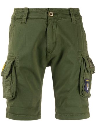 Alpha Industries bermuda &agrave; poches &agrave; rabat - Vert
