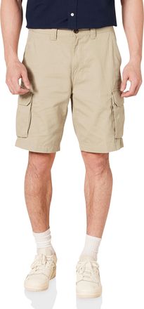 Amazon Essentials Herren 25cm Cargo-Shorts in klassischer Passform (erhältlich in Big & Tall), Kaki, 34W