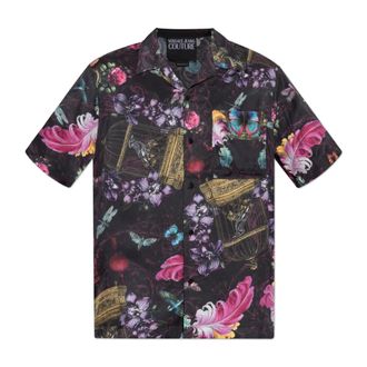 Versace Jeans Couture Homme, Chemises, Noir, Taille: XL Chemise avec impression colorée