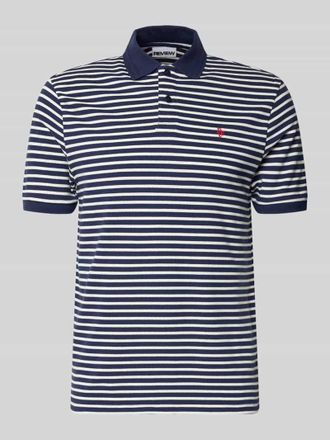 Review Slim Fit Poloshirt mit Logo-Stitching
