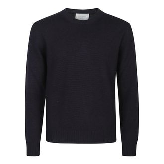 Ballantyne Einfarbiger Pullover - - Knitwear - Herren - Blau - M