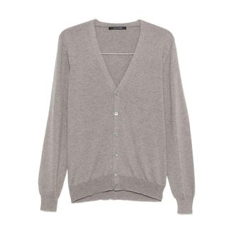 Tagliatore Kieran Cardigan - - Knitwear - Herren - Beige - 3XL