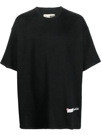 Incotex t-shirt rayé à manches courtes - Noir