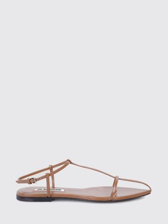 Jil Sander Sandales basses Cage en cuir dagneau avec bride cheville