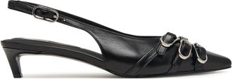 Tommy Jeans Pumps Tommy Jeans Tjw Sling Back Kitten Heels EN0EN03171 Schwarz