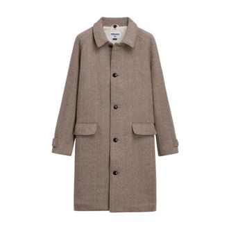 Sebago Manteau Bingham &agrave; chevrons - Homme - Manteaux - Beige - Taille: M