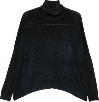 Avant Toi Damen, Strickwaren, Blau, XSGr&ouml;&szlig;e