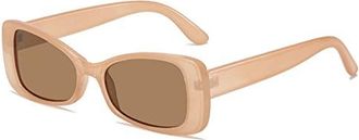 Generic Petite boîte carrée lunettes de soleil rétro tendance pour hommes et pour femmes, lunettes oeil de chat dextérieur (couleur : C, taille : 1) 2026, E, 