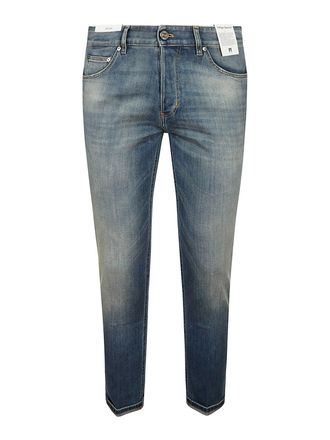 Pantaloni Torino Jean Droit - Clair Délavé