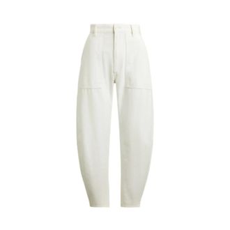 Ralph Lauren Femme, Pantalons, Blanc, Taille: 38 FR Pantalons