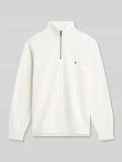 Tommy Hilfiger Regular Fit Troyer aus Baumwoll-Mix