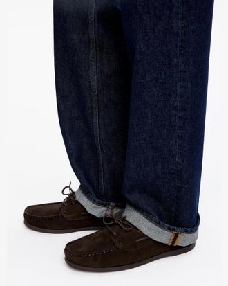 Arket Bootsschuh Aus Veloursleder -Braun