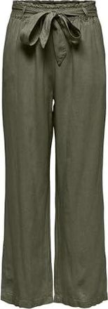 Jacqueline de Yong JdY Jdysay MW Linen WVN Noos Pantalon Ample pour Femme, Kalamata., 34