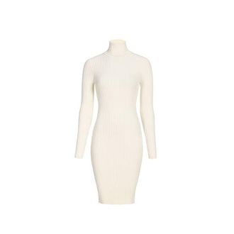 Wolford Robe pr&egrave;s du corps en laine vierge et coton m&eacute;lang&eacute;s