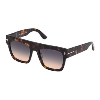 Tom Ford Femme, Accessoires, Brun, Taille: 52 MM Lunettes de soleil Renee FT 0847