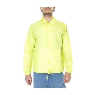 Carhartt Work in Progress Nylonjacke mit Knopfleiste - - Jackets - Herren - Gr&uuml;n - S