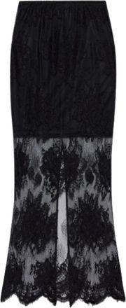 Aniye By Femme, Jupes, Noir, Taille: 40 FR Longuette Lace
