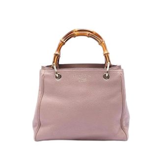 Gucci Sac bandouli&egrave;re Bamboo Shopper Pre-owned - Femme - Pre-owned - Rose - Taille: ONE Size