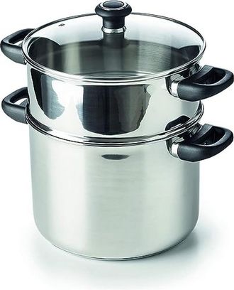 Beka 12030244 Polo Couscous-Topf mit Glasdeckel, 24 cm