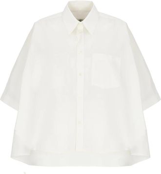 Maison Margiela Femme, Blouses et Chemises, Blanc, Taille: 34 FR Relax Fit Shirt