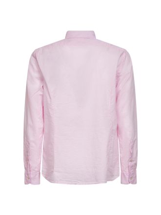 MC2 Saint Barth Mens Chemise Shirt Pink Voile Cotton