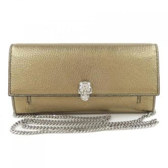 Alexander McQueen Wallet Pre-owned - Femme - Pre-owned - Jaune - Taille: ONE Size