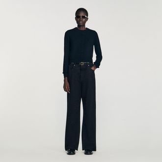 Sandro Cardigan mit Volants
